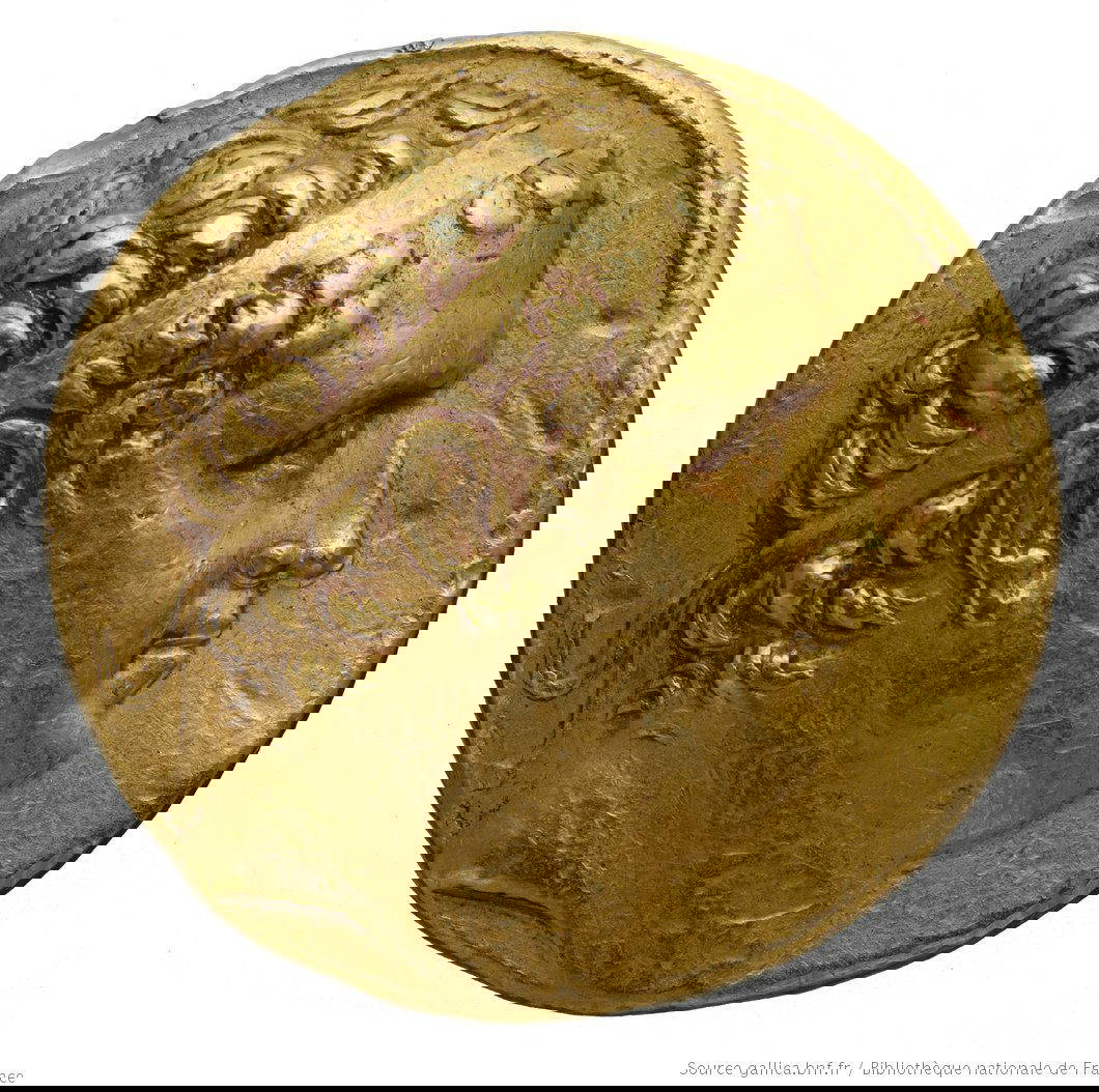 Octadrachm of Euthydemus I, 223–200195 BCE. Gold, 32.73 g, 31 mm. BnF ...